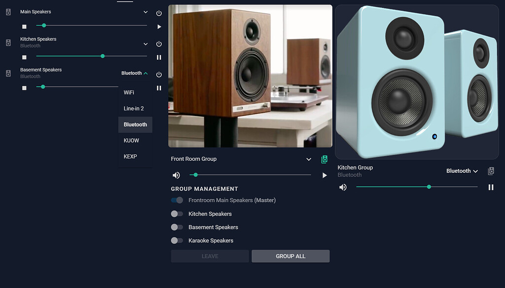 Basic Home Assistant interface - Home Automation - Arylic Forum