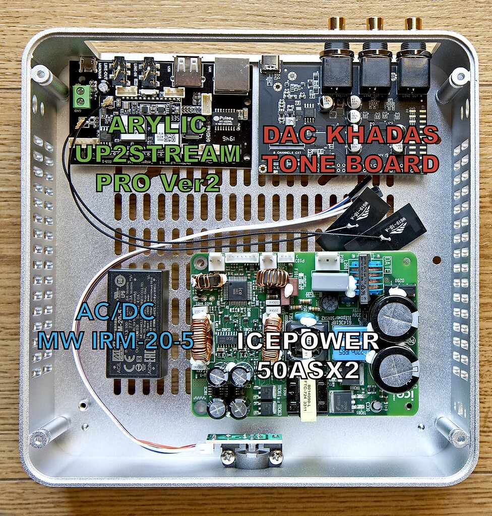 My project with up2stream pro V2 - DIY Products&Projects - Arylic Forum