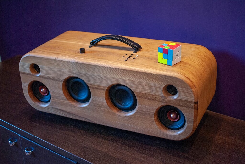 Up2Stream Amp birch plywood boombox - DIY Product Projects - Arylic Forum